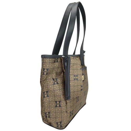Bolsa Huser Monograma Tipo Tote Bronce Mod. M5B2204Br.