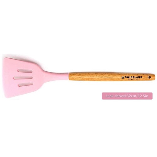 Pala Ranurada Rosa de Silicón con Madera Swl0635Parrs Swissland