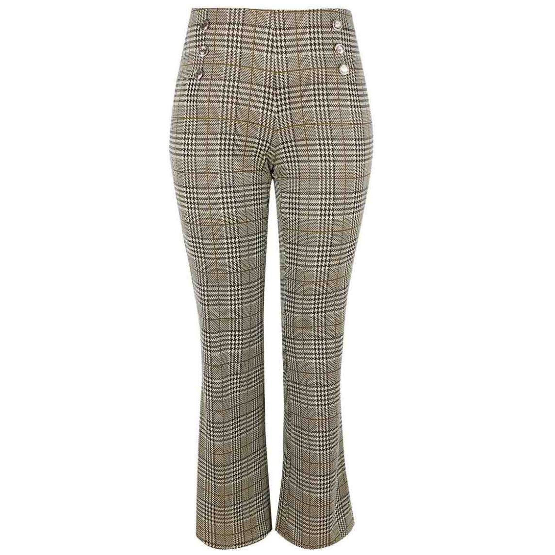 Leggings Just By Basel Corte Mini Flare Diseño con Botones