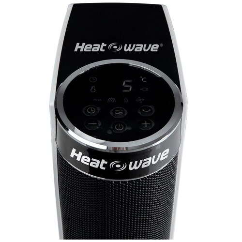 Calefactor Torre Cerámico Control Remoto Y Temporizador Hc6124L Heat Wave