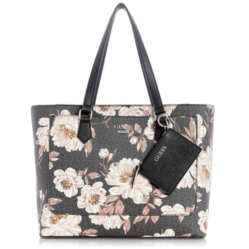 Bolsa Tote Negro Multi Guess Factory