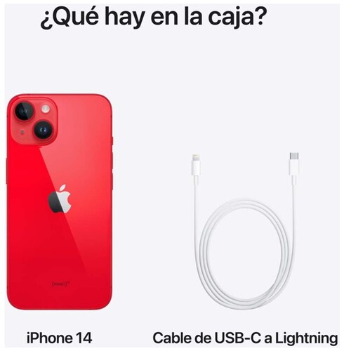 Iphone 14 128Gb Color Rojo R4 (Telcel)
