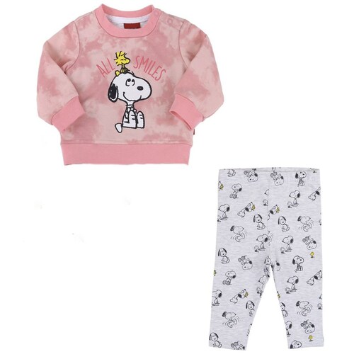Conjunto 2 Piezas Estampado Snoopy para Bebé