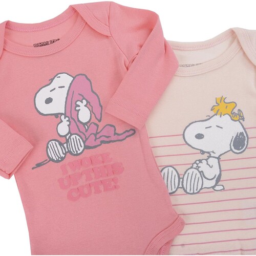 Set 3 Piezas Estampado Snoopy para Bebé