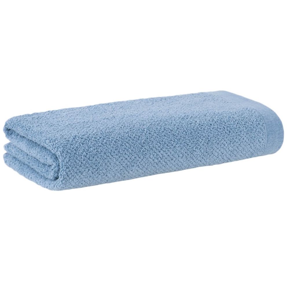 Toalla Medio Baño Olimpo Azul Claro 70 X 140Cm 500Gr Home Nature