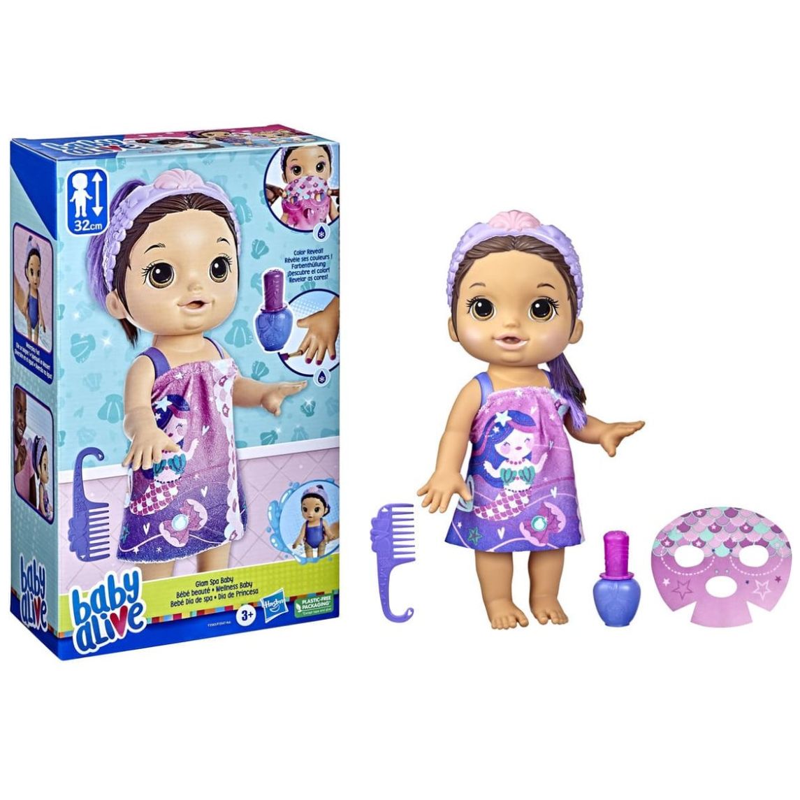 Baby Alive Glam Spa Baby Brnh
