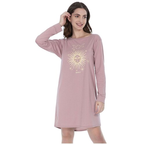 Camisón de Manga Larga Skiny