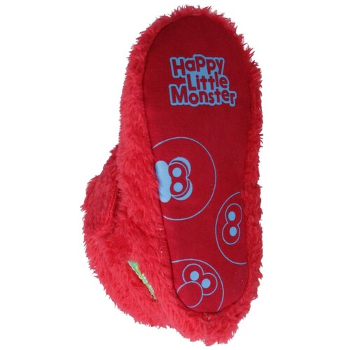 Pantufla C Velcro Elmo 12-15 Rojo Sesamo