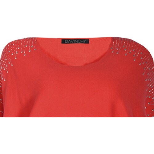 Sweater Manga Ranglan Davinchy para Mujer