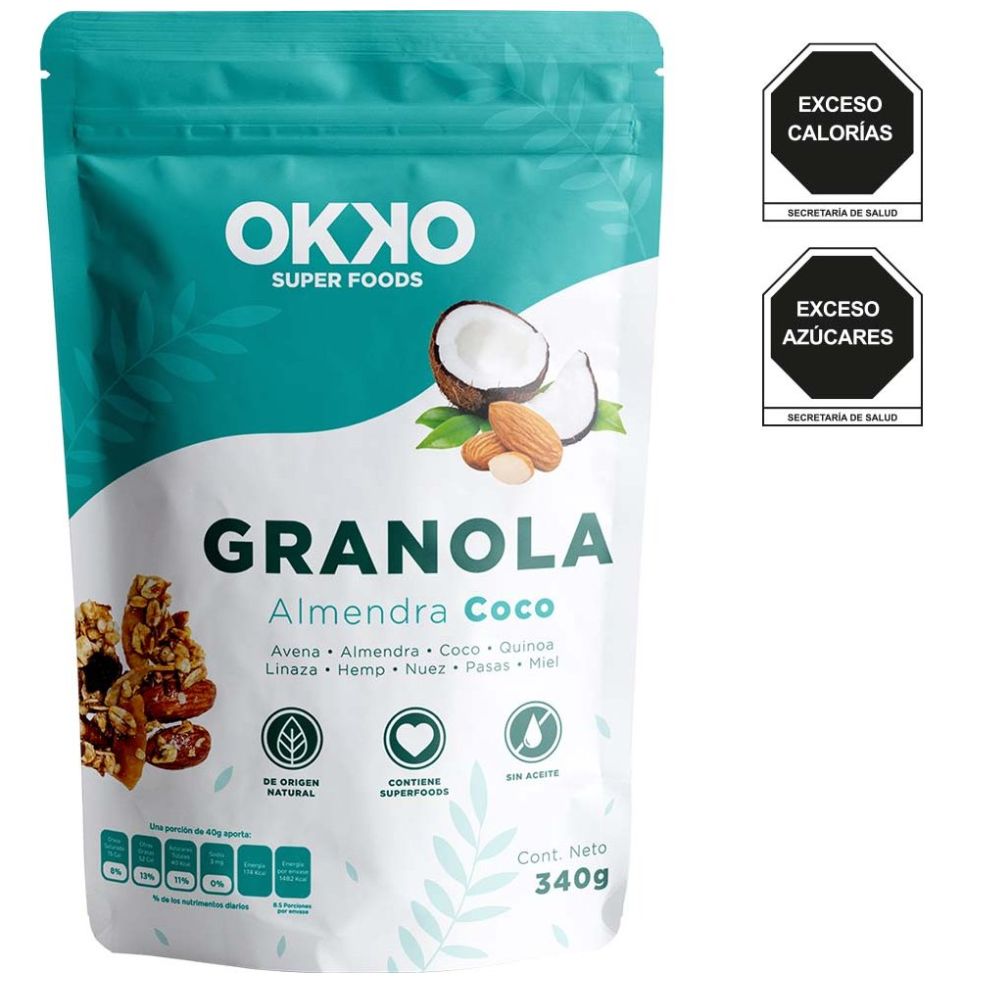 Granola Coco Almendra Okko 340 G