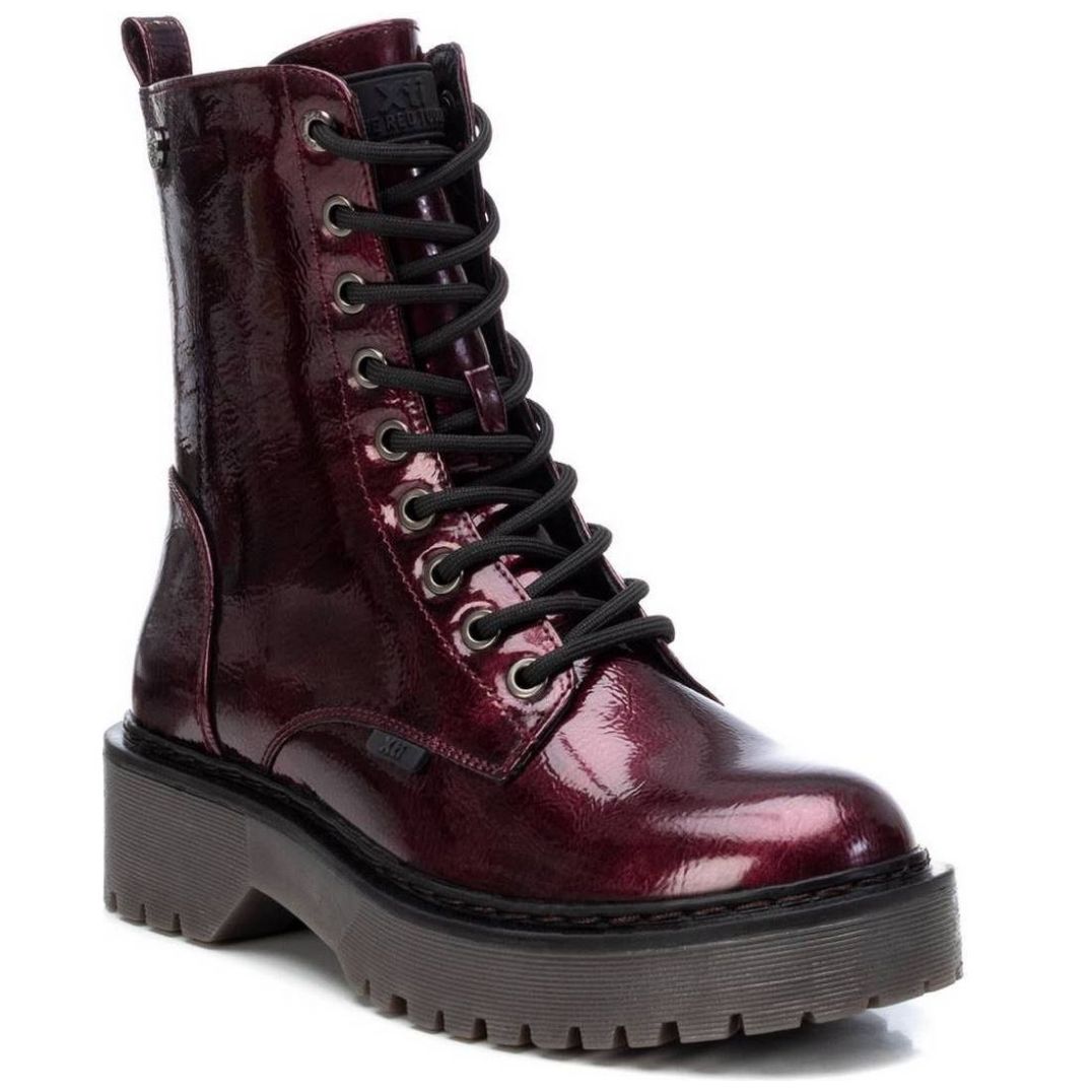 Bota de Charol con Cierre Vino Xti