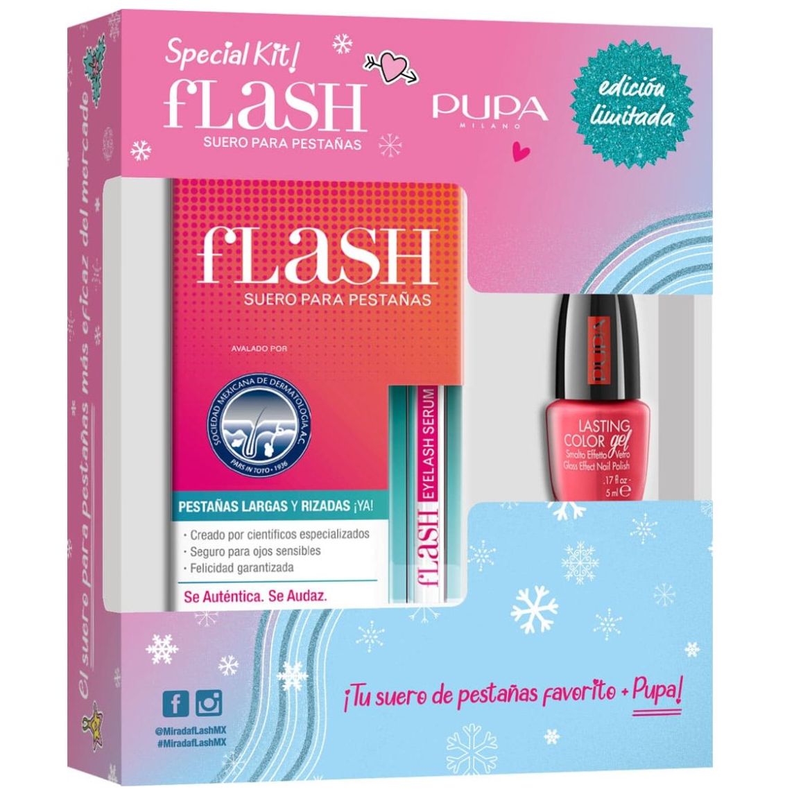 Set Flash + Pupa Cranberry