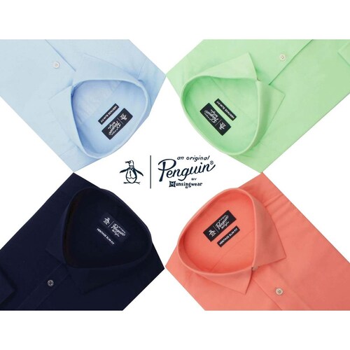 Camisa Manga Larga Original Penguin Plus para Hombre