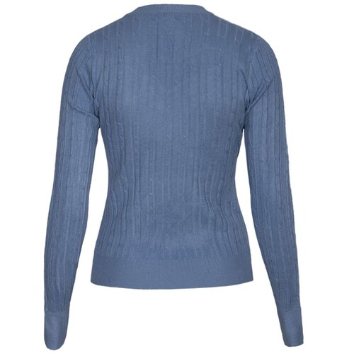 Suéter Cerrado Cuello V para Mujer