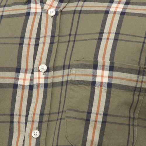 Camisa Casual Manga Larga de Franela para Hombre J.opus