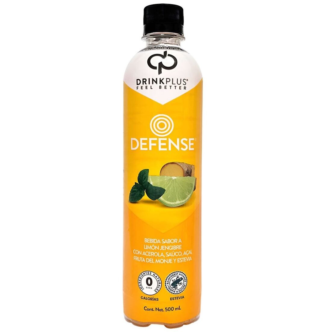 Bebida Drinkplus Defense Sabor Limón Jengibre 500 Ml