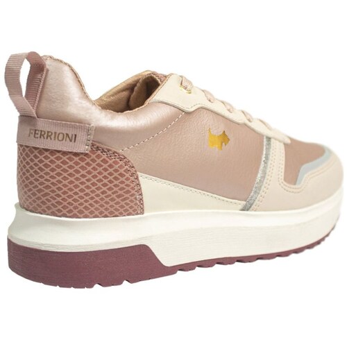 Tenis Casual de Agujeta Rosa Ferrioni