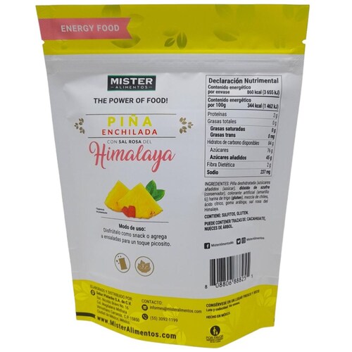 Piña Enchilada con Sal Himalaya Mr Pistacho