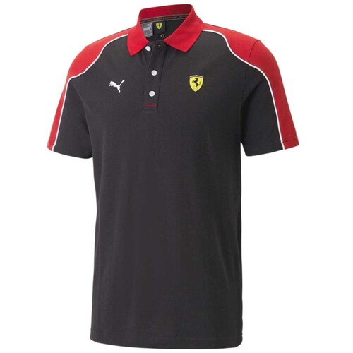 Polo Negra Ferrari Puma Race para Hombre