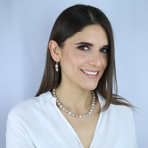 Set de Collar Y Aretes 3 Colores Sidney