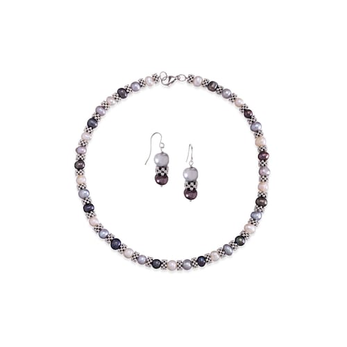 Set de Collar Y Aretes 3 Colores Sidney