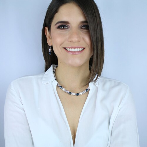 Set de Collar Y Aretes 3 Colores Sidney