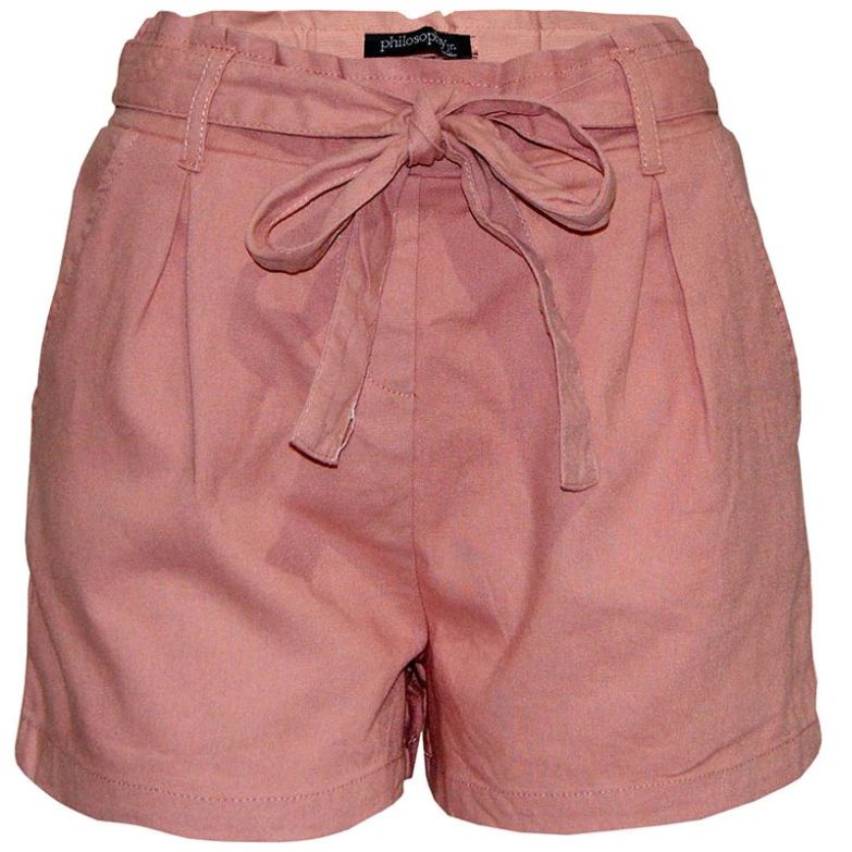 Short Recto con Elástico Y Jareta en Cintura Philosophy
