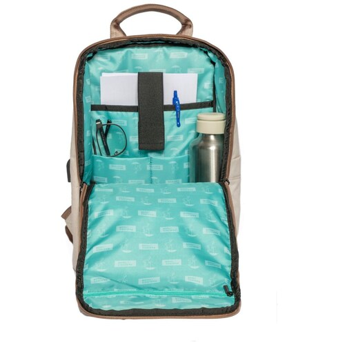 Mochila Tipo Back Pack Daily Work Chico Beige Parimex