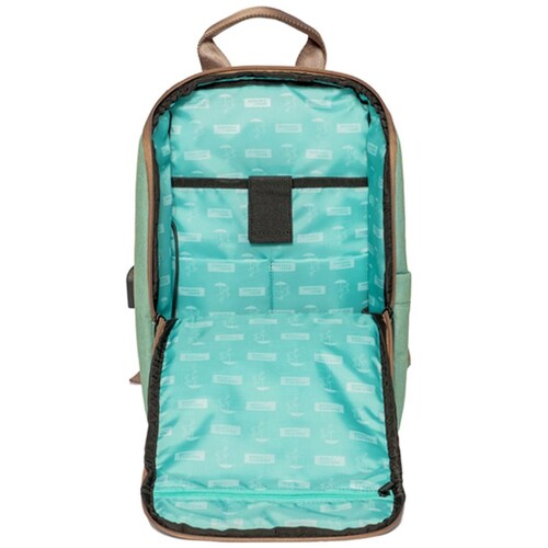 Mochila Tipo Back Pack Daily Work Chico Turquesa Parimex