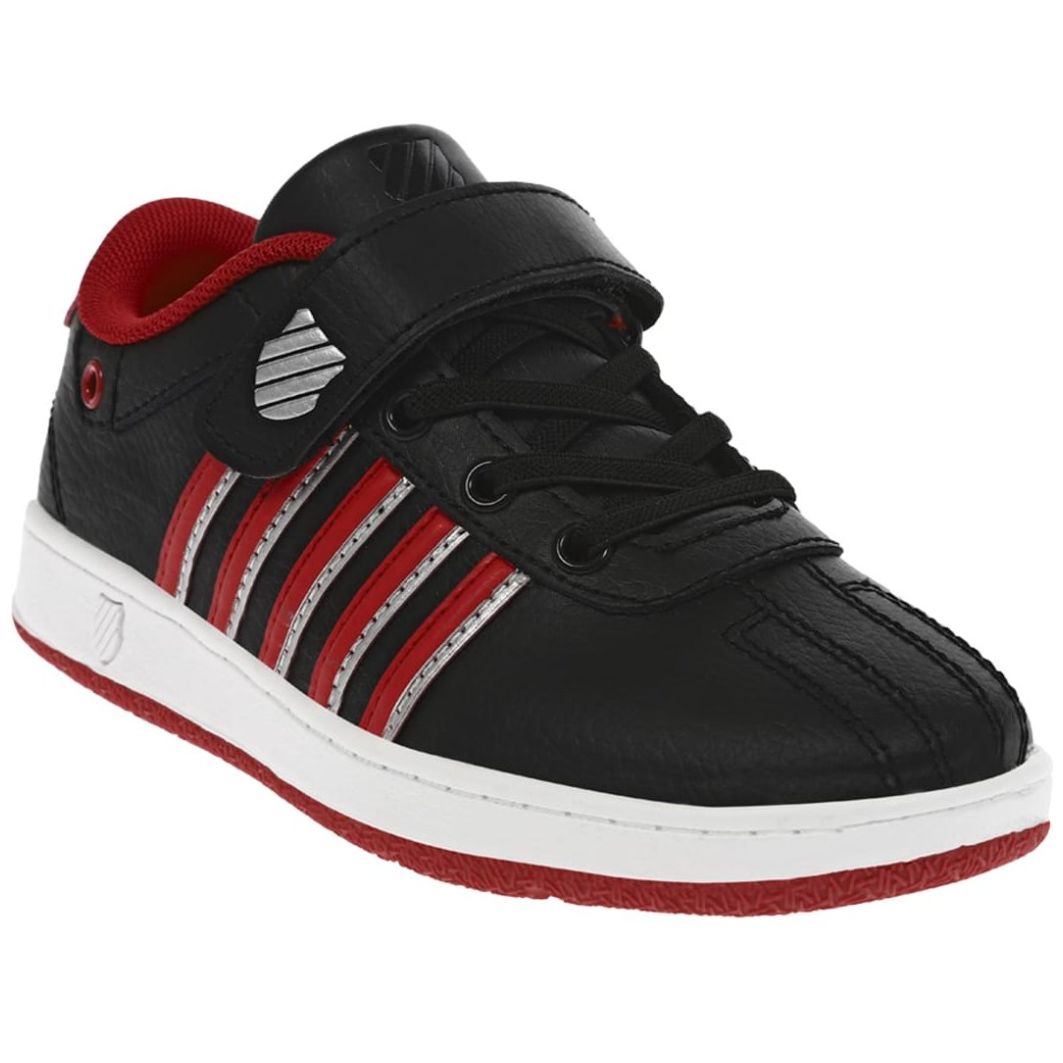 Tenis con Velcro 17-22 Negro K Swiss