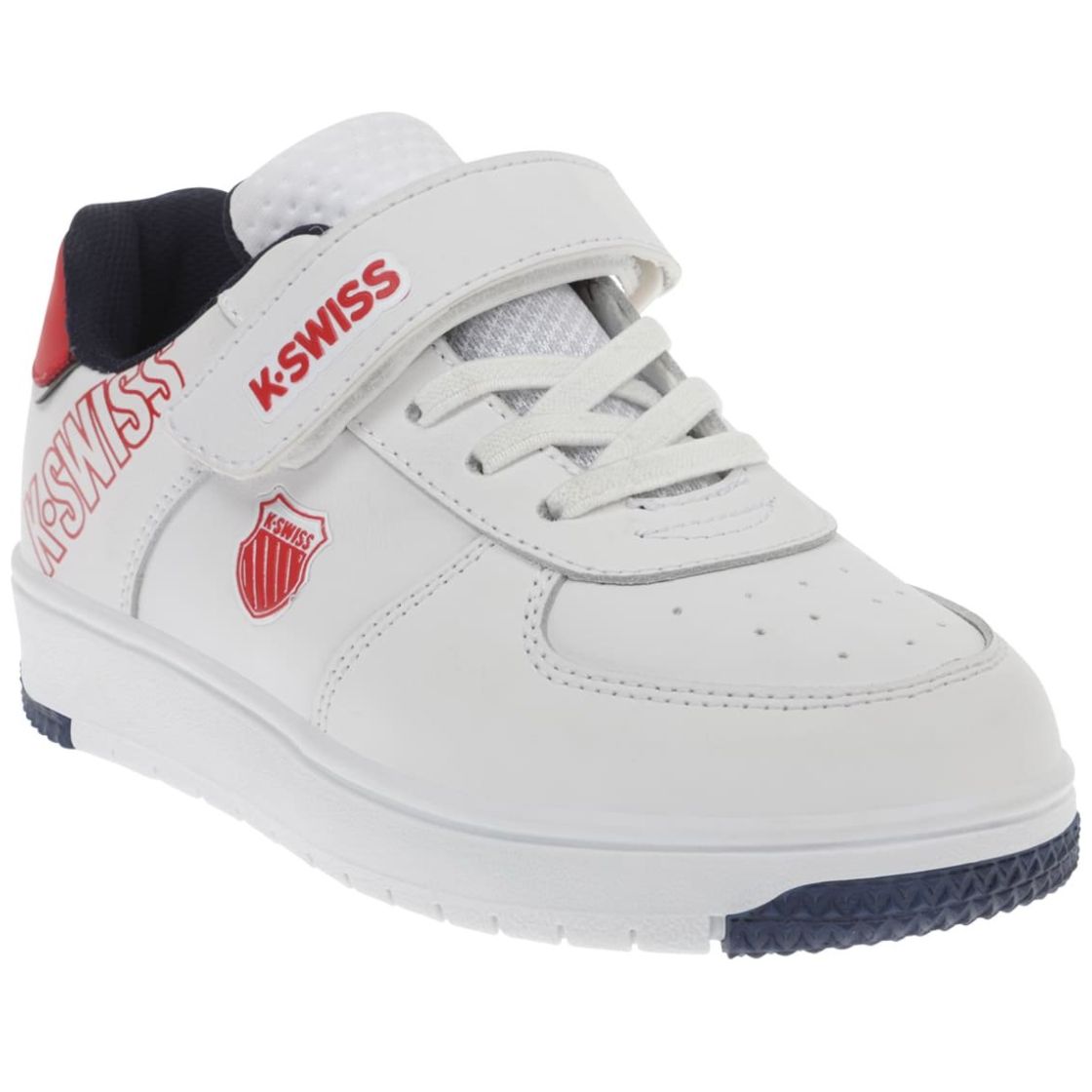 Tenis con Velcro 17-22 Blanco K Swiss