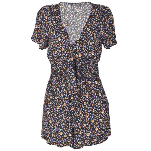 Rumper para Mujer con Smock Y Estampado Philosophy