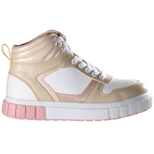 Tenis Bota para Niña con Agujeta 18-21 Blanco Blasito
