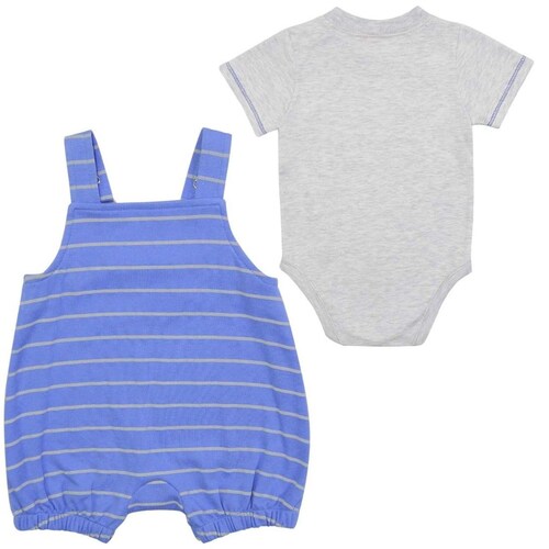 Conjunto para Bebé 2 Piezas Body Y Jumpsuit Corto