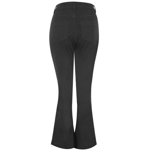 Jeans Just By Basel Corte Flare Diseño Mezclilla con Bolsillos