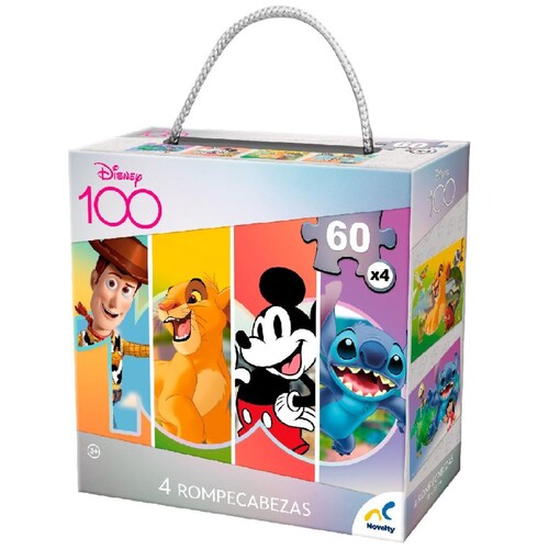 Rompecabezas 4 en 1 Disney Pixar 60 Piezas Cada uno