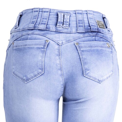 Jeans Semcam Stn Bleach 2 Botones Bo Ciclon Jeans