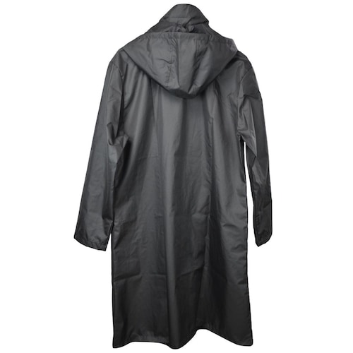 Impermeable Negro con Capucha Huser