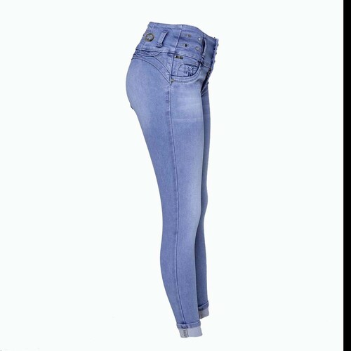 Jeans Skinny Bleach 2 Botones Ciclon Jeans