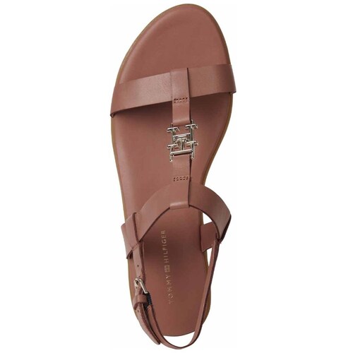 Sandalia con Herraje Café Tommy Hilfiger