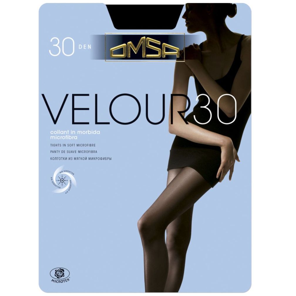 Pantimedia Velour 30 Omsa