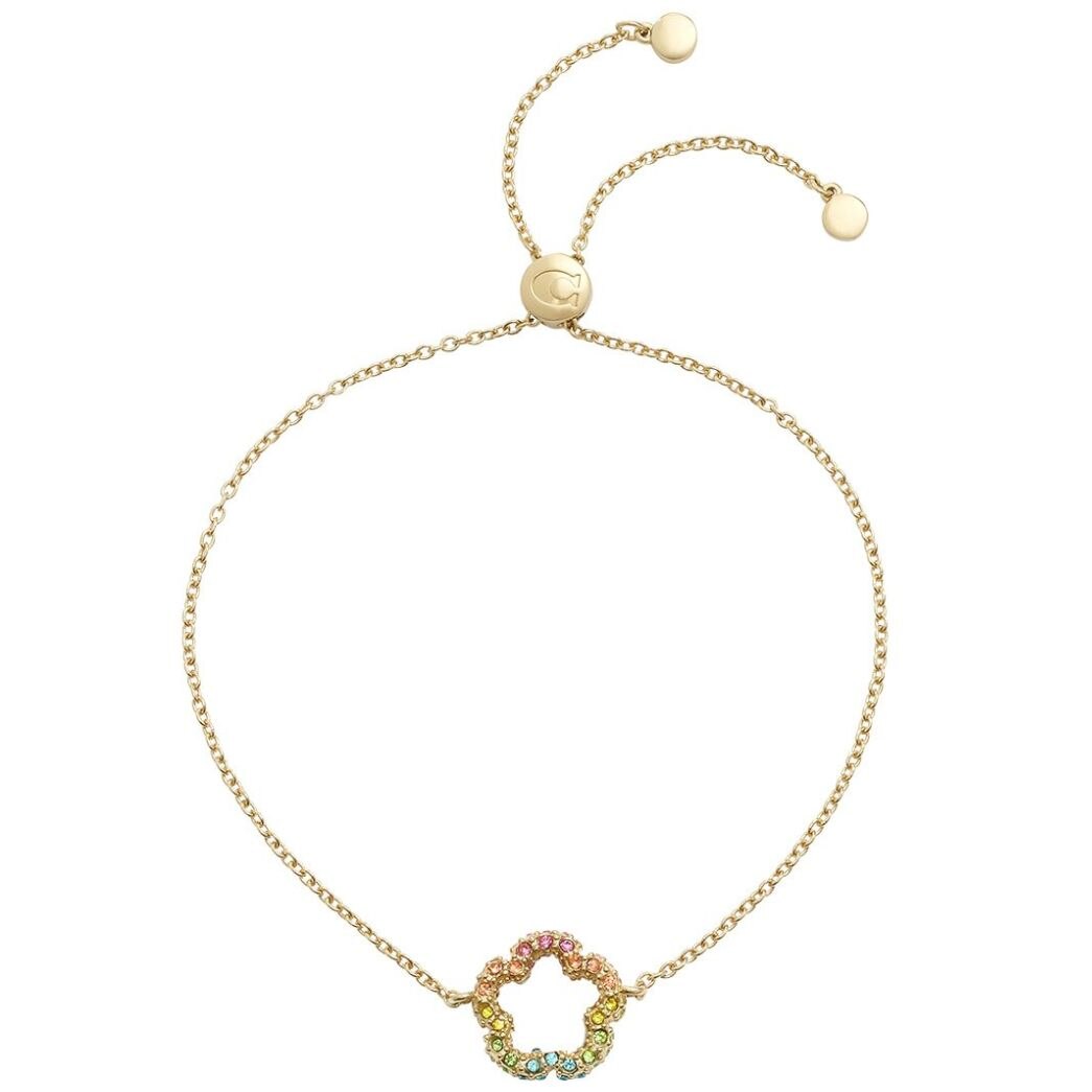 Pulsera Marca Coach Color Oro Acabado Brillante