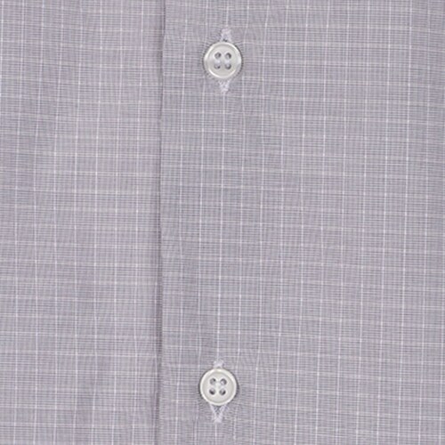 Camisa Manga Larga Minicuadros Gris Pierre Cardin para Hombre