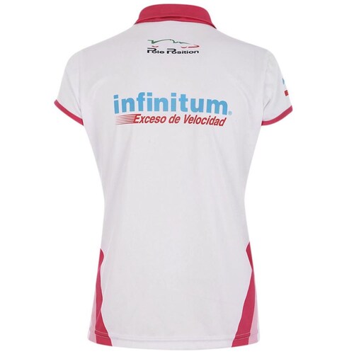 Polo Pole Position Blanca para Dama