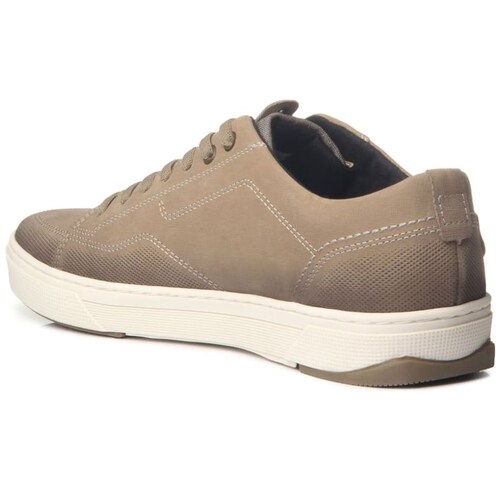 Sneaker Pegada en Piel Café