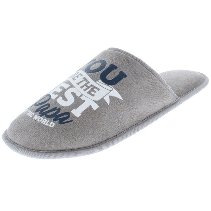 Pantufla Confort Fit Gris