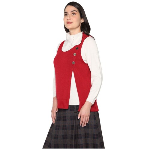 Chaleco Cruzado con Botones Kent Vitos para Mujer