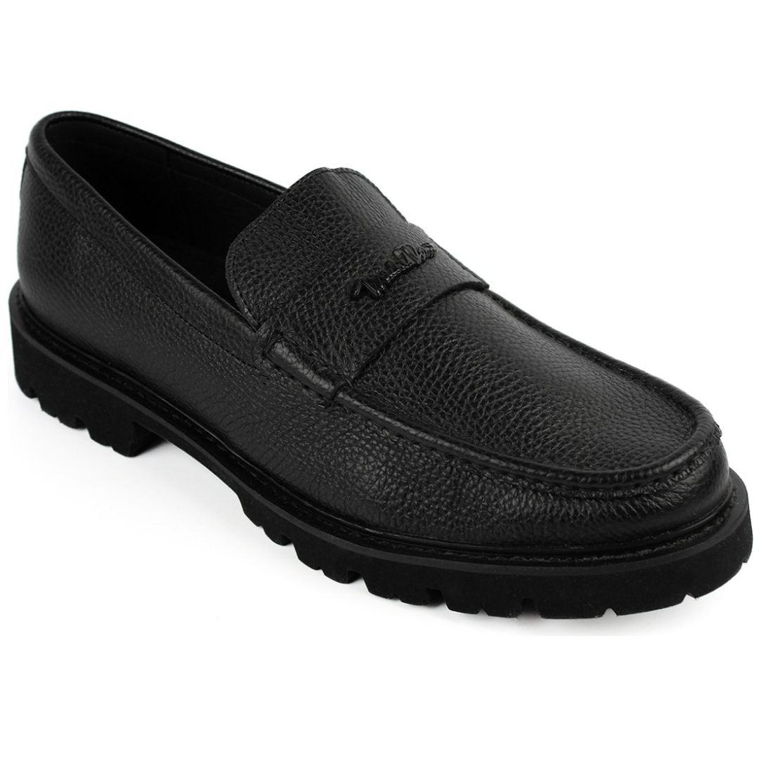 Mocasín Michel Domit Nobuck Negro