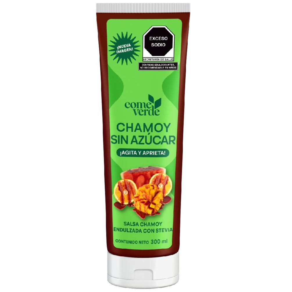 Chamoy Sin Azúcar Come Verde 300 Ml