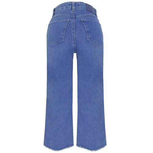 Jeans Berona Jeans Corte Recto Diseño Mezclilla